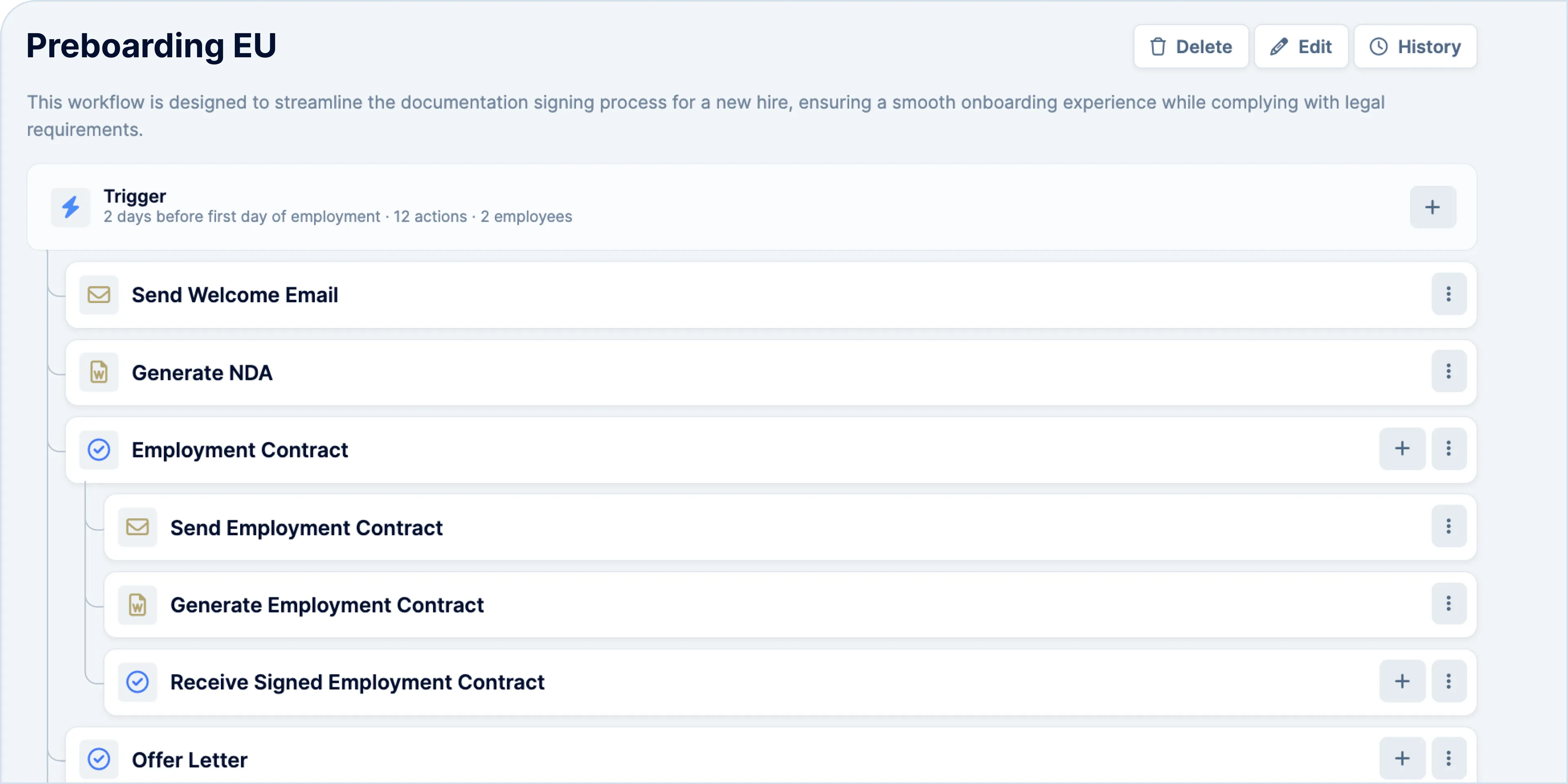 Automate your HR processes with custom workflows