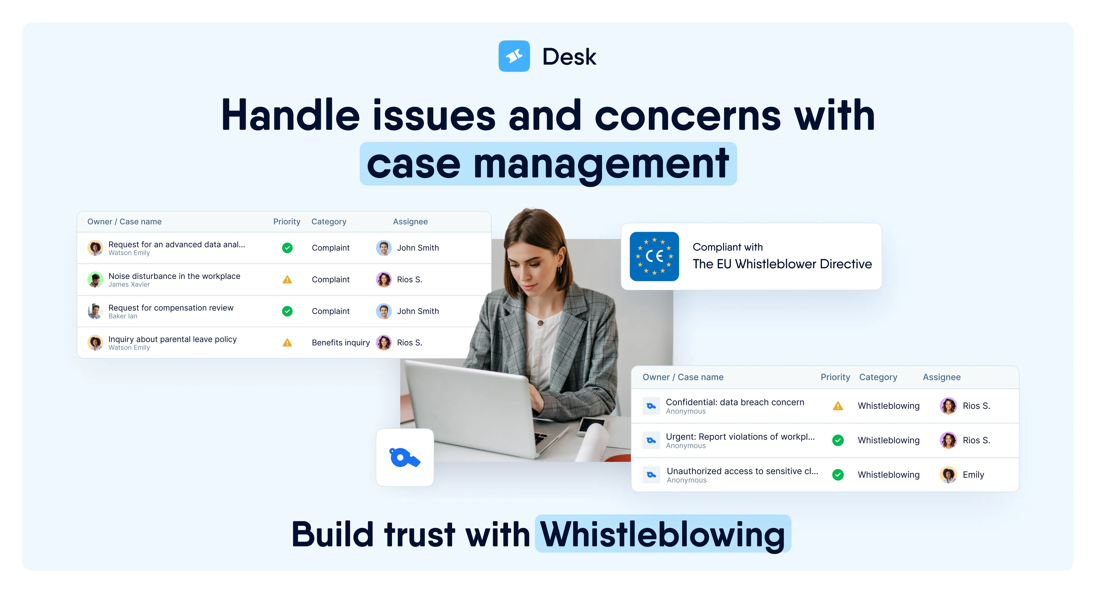 Desk - HR case management software